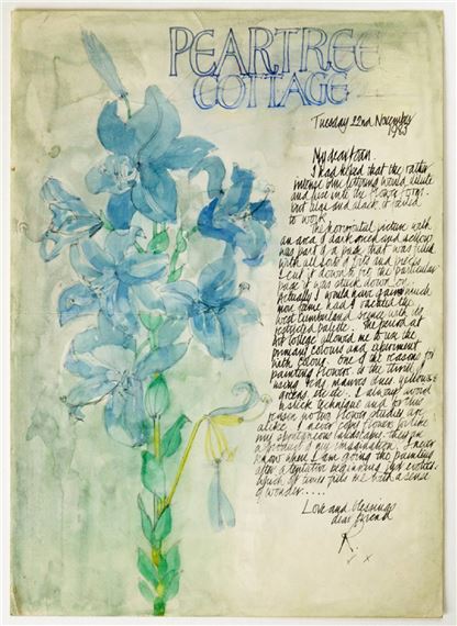 Percy Kelly | Blue Flowers (22) | MutualArt