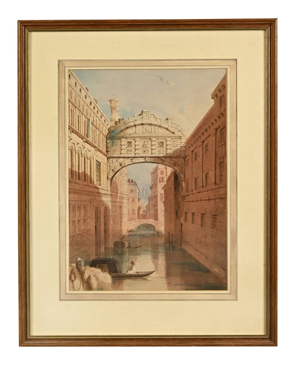 Samuel Prout | A view down a Venetian canal | MutualArt