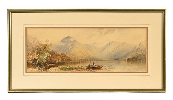 Cornelius Pearson | Buttermere Lake Cumberland (1861) | MutualArt