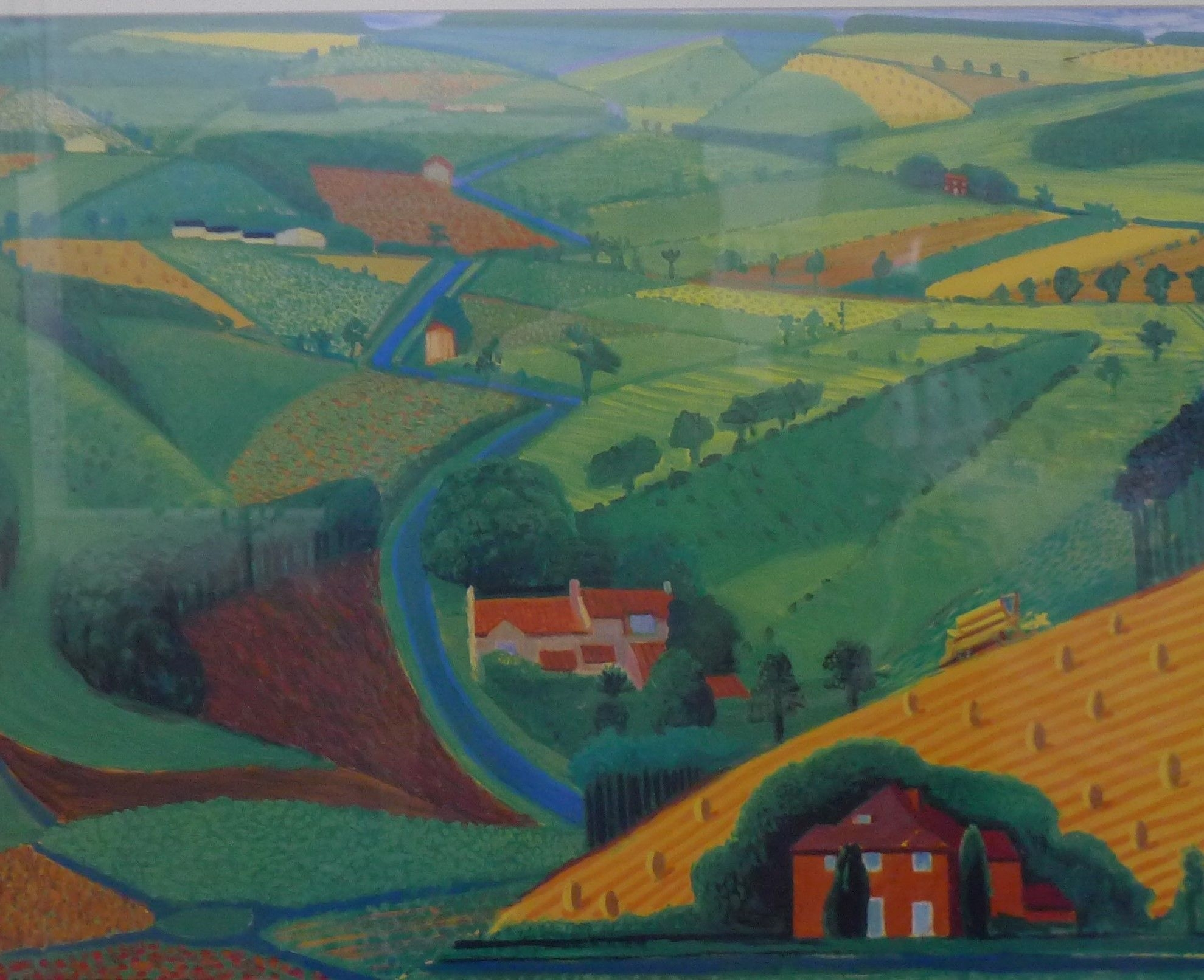 David Hockney | The Roads Across the Wolds | MutualArt