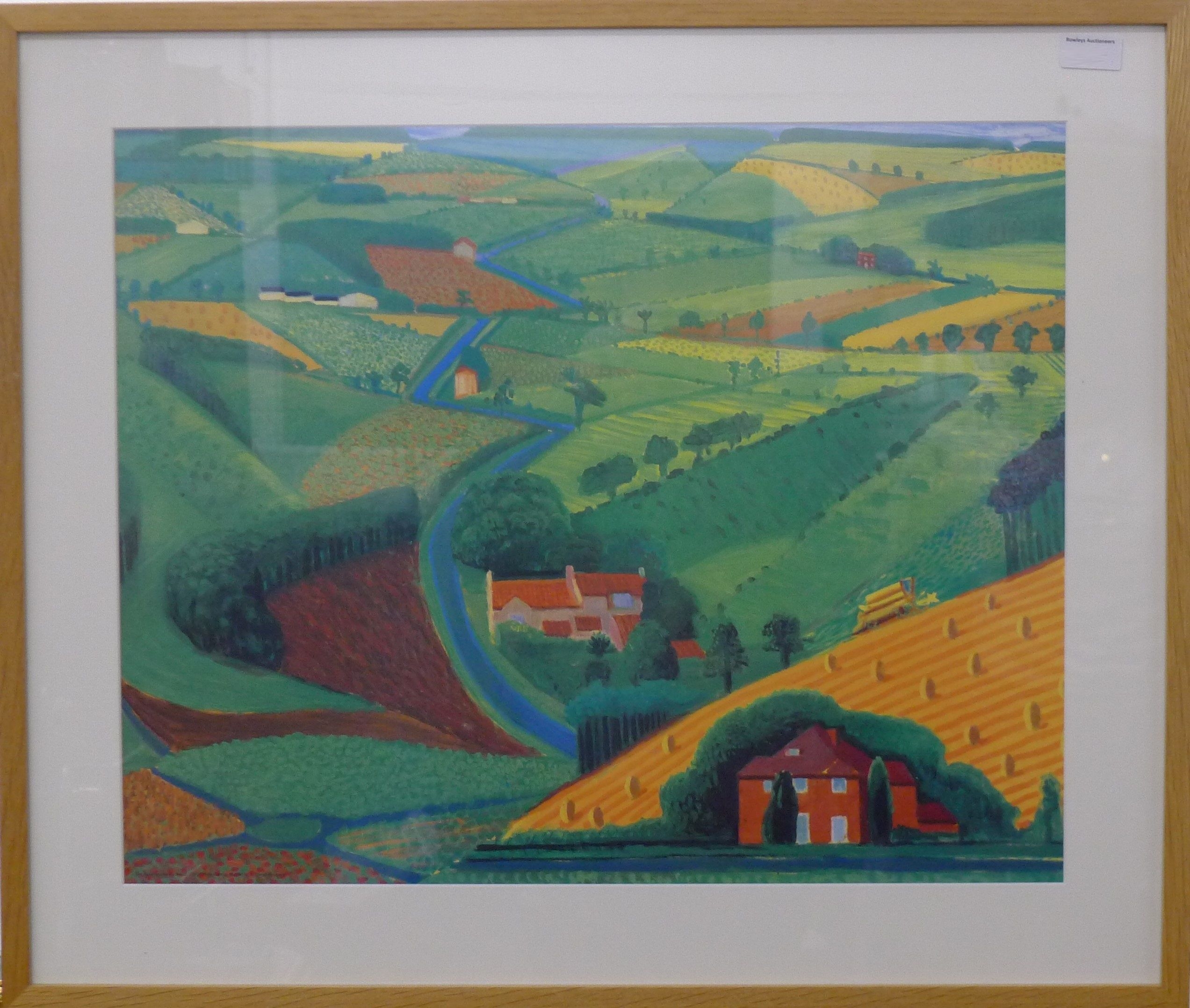 David Hockney | The Roads Across the Wolds | MutualArt