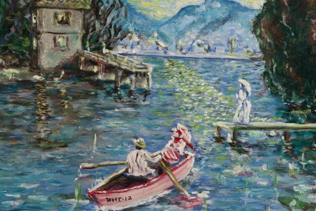 Vincent Van Gogh | Work on Board in the Style of Monet & Van Gogh ...