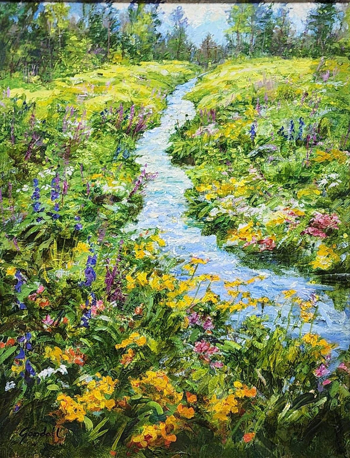 Dawn Goodall | Dawn Goodall Signed Oil On Canvas Painting | MutualArt