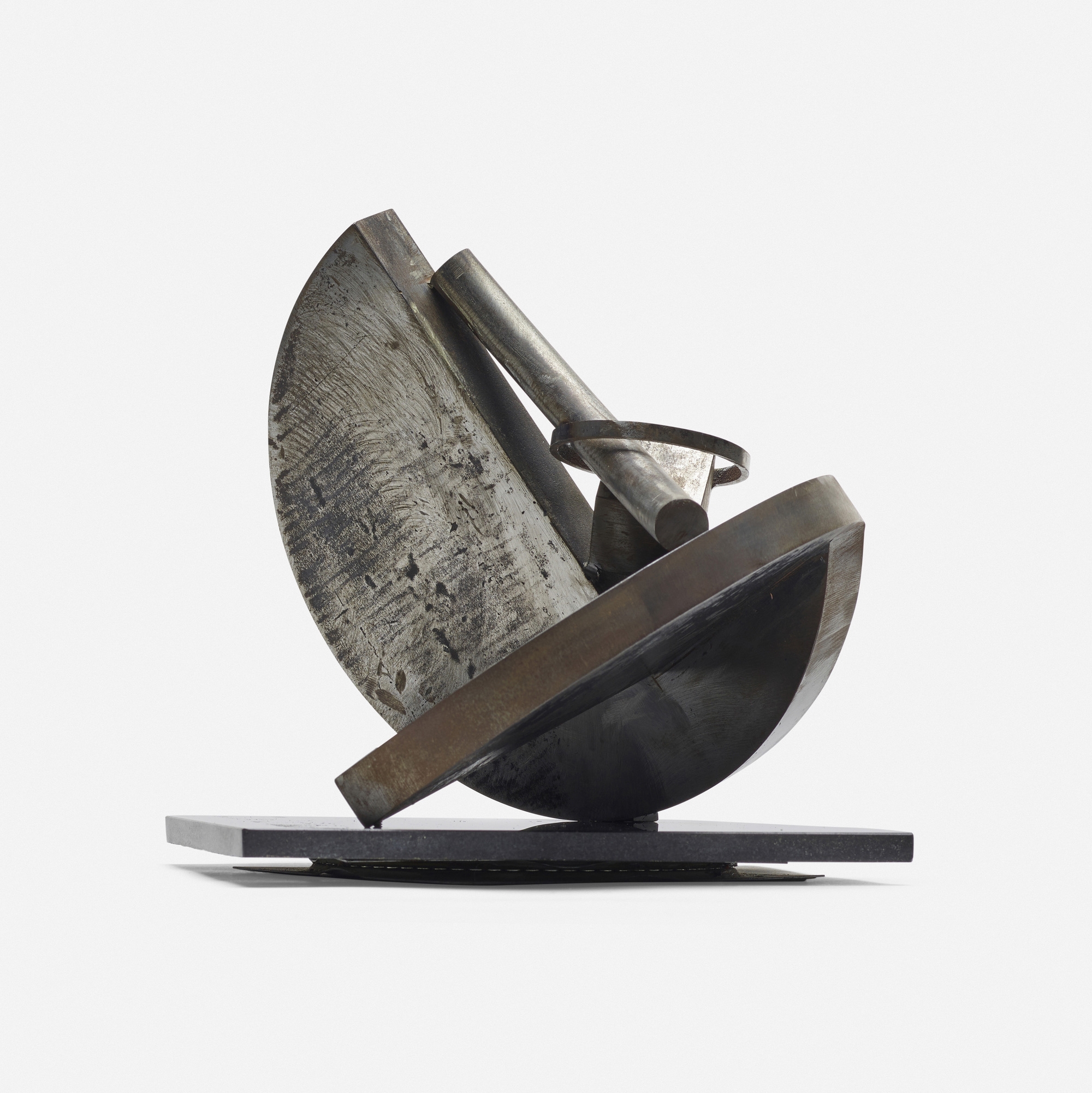 Fletcher Benton | Balanced-Unbalanced Folded Circle #2 (1985) | MutualArt