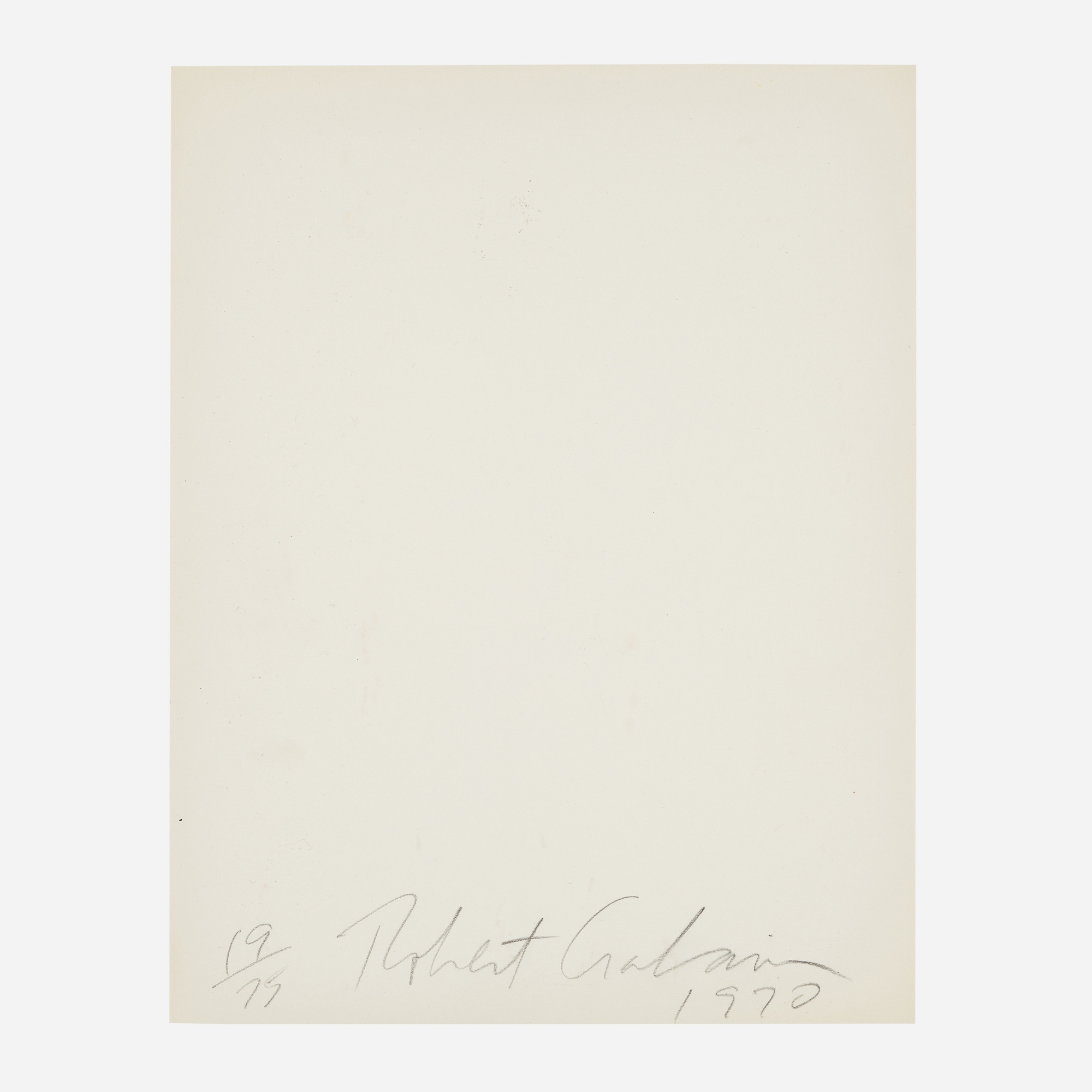 Robert Graham | Dye Transfer Study (1970) | MutualArt