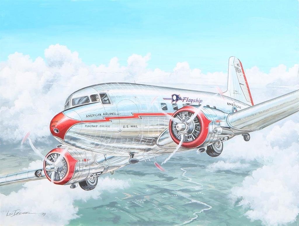 Lou Drendel | American Airlines Flagship Chicago, (2009) | MutualArt