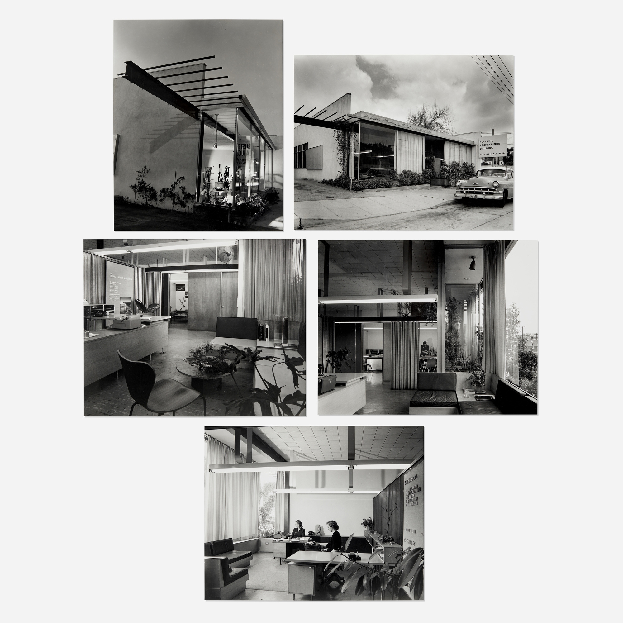 Julius Shulman | Richard Neutra Office Building photographs (five works ...