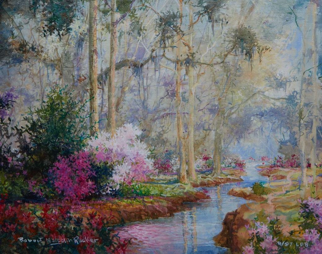Robert Malcolm Rucker | Azaleas by the Stream, (20) | MutualArt