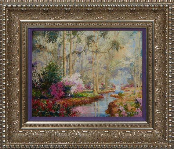 Robert Malcolm Rucker | Azaleas by the Stream, (20) | MutualArt