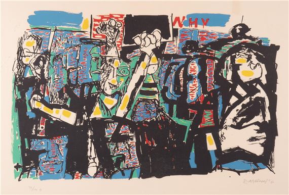 Abraham Rattner | Untitled, 1966 (1966) | MutualArt