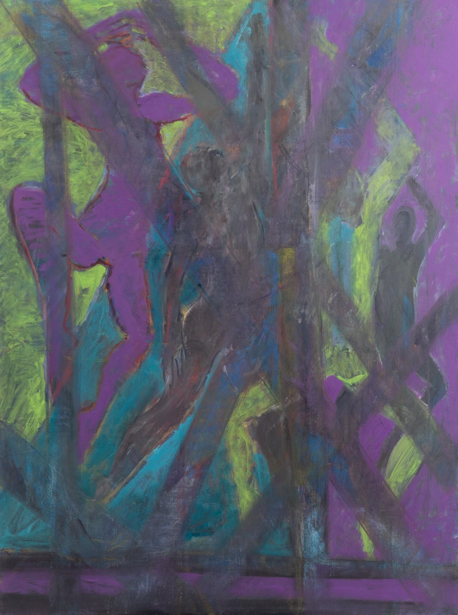 Ann Ter-pogossian | Abstract Figures Pole Dancing | MutualArt