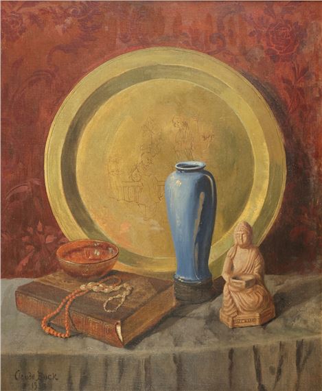 Claude Buck | Still Life with Bowl and Vase (1939) (1993) | MutualArt