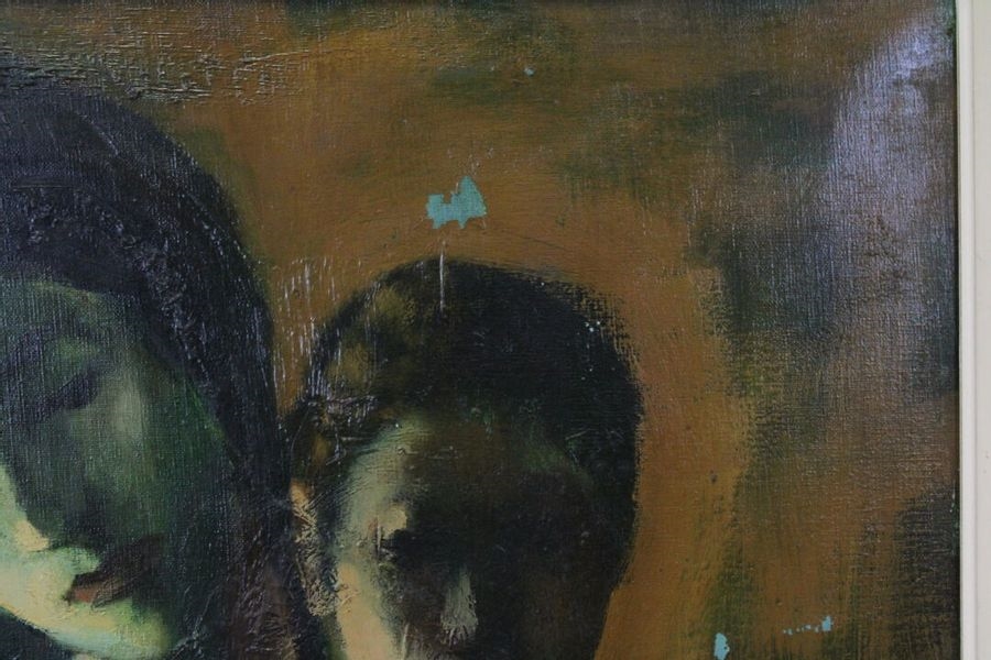 Joseph Werner Baer | Portrait of a woman and child (20th Century ...