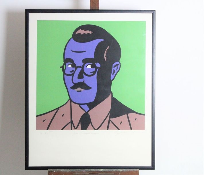 Jean-Claude Floch | Portrait of a man with a moustache | MutualArt