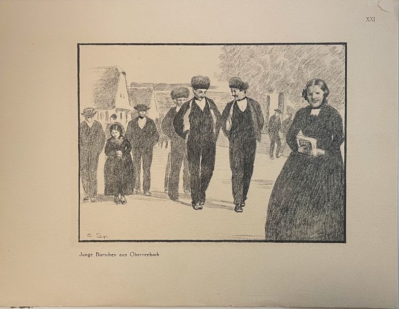 Charles Spindler | Charles SPINDLER (1865-1938) Junge Burschen aus ...
