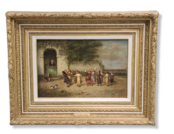 François Verheyden | The recreation (1886) | MutualArt