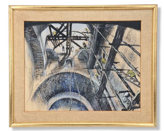 Rene Follet | Scaffolding in Gothic Architecture | MutualArt