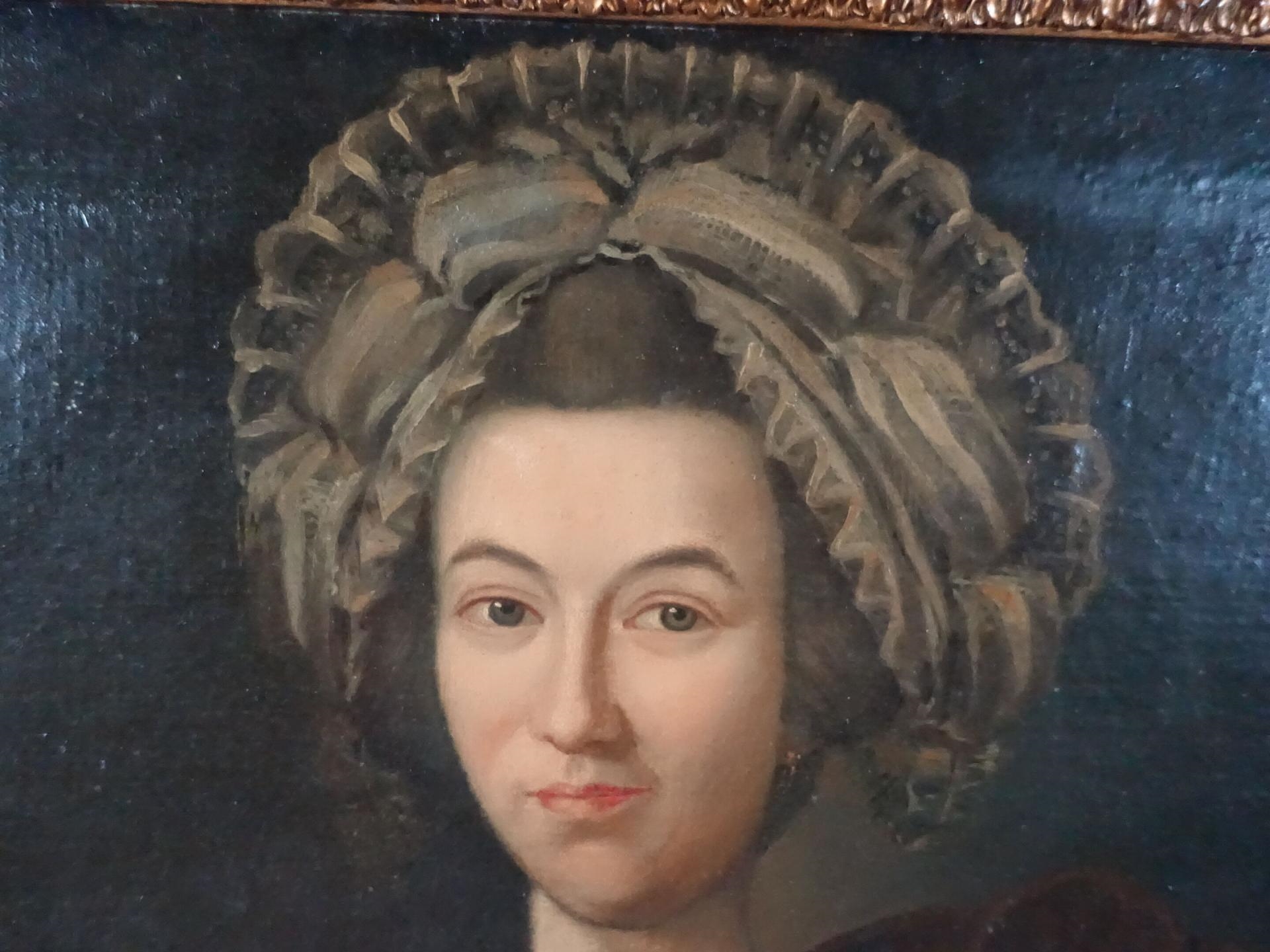 French School, 18th Century | Portrait de femme à la coiffe | MutualArt
