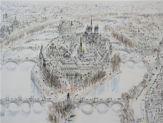 Pierre Pages | Paris, l'Ile de la Cité (1976) | MutualArt