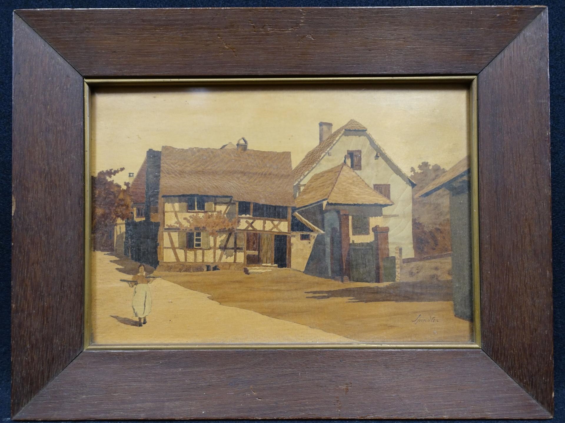 Charles Spindler | Rue de village alsacien | MutualArt