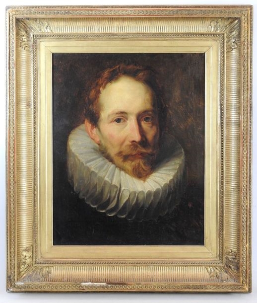 Flemish School, 19th Century | Portrait of a man with a ruff | MutualArt