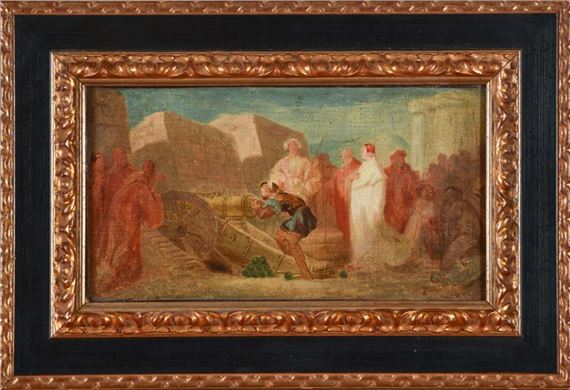 Evariste Vital Luminais | The pope at the rampart. | MutualArt