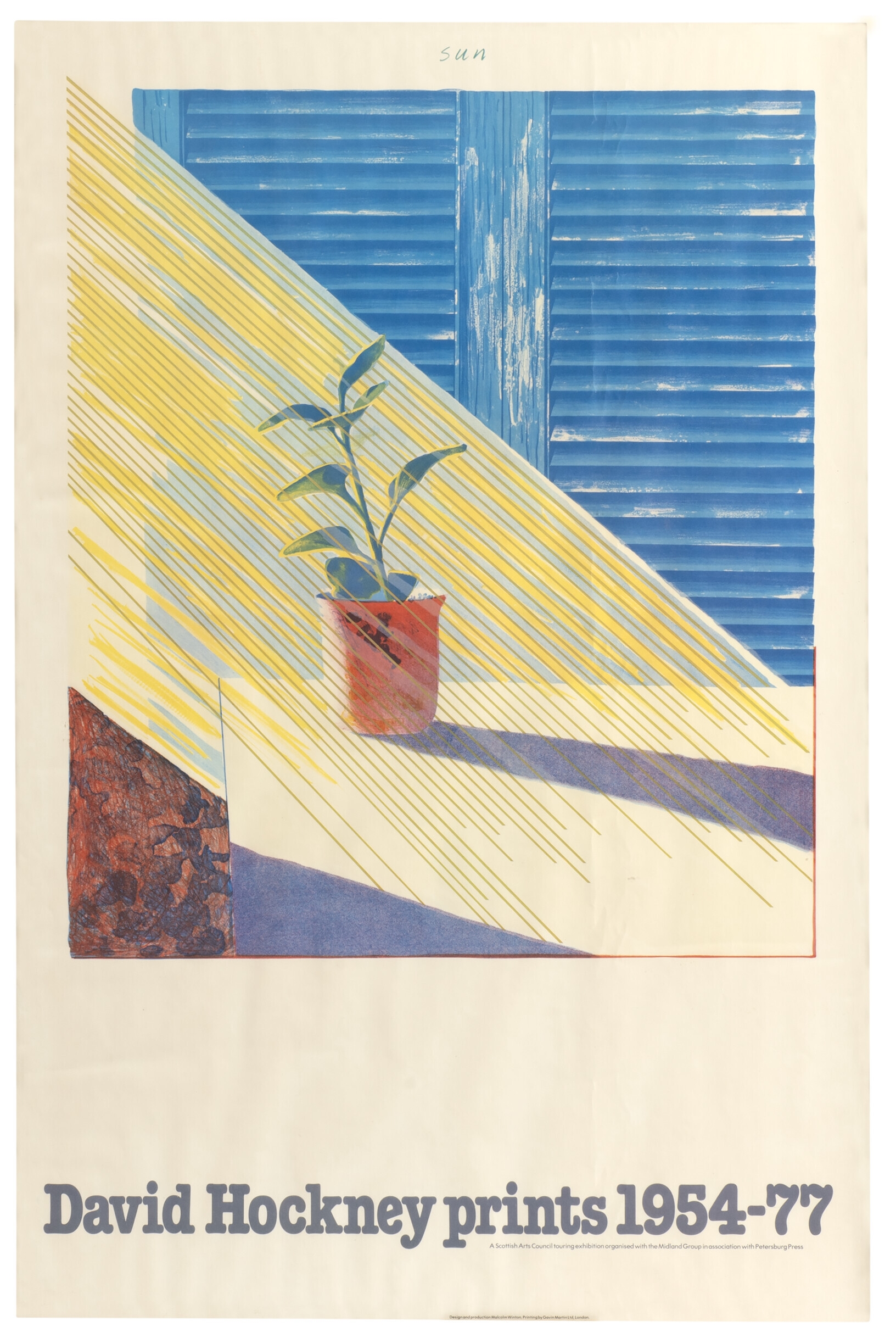 David Hockney | David Hockney Print, Sun (1981) | MutualArt