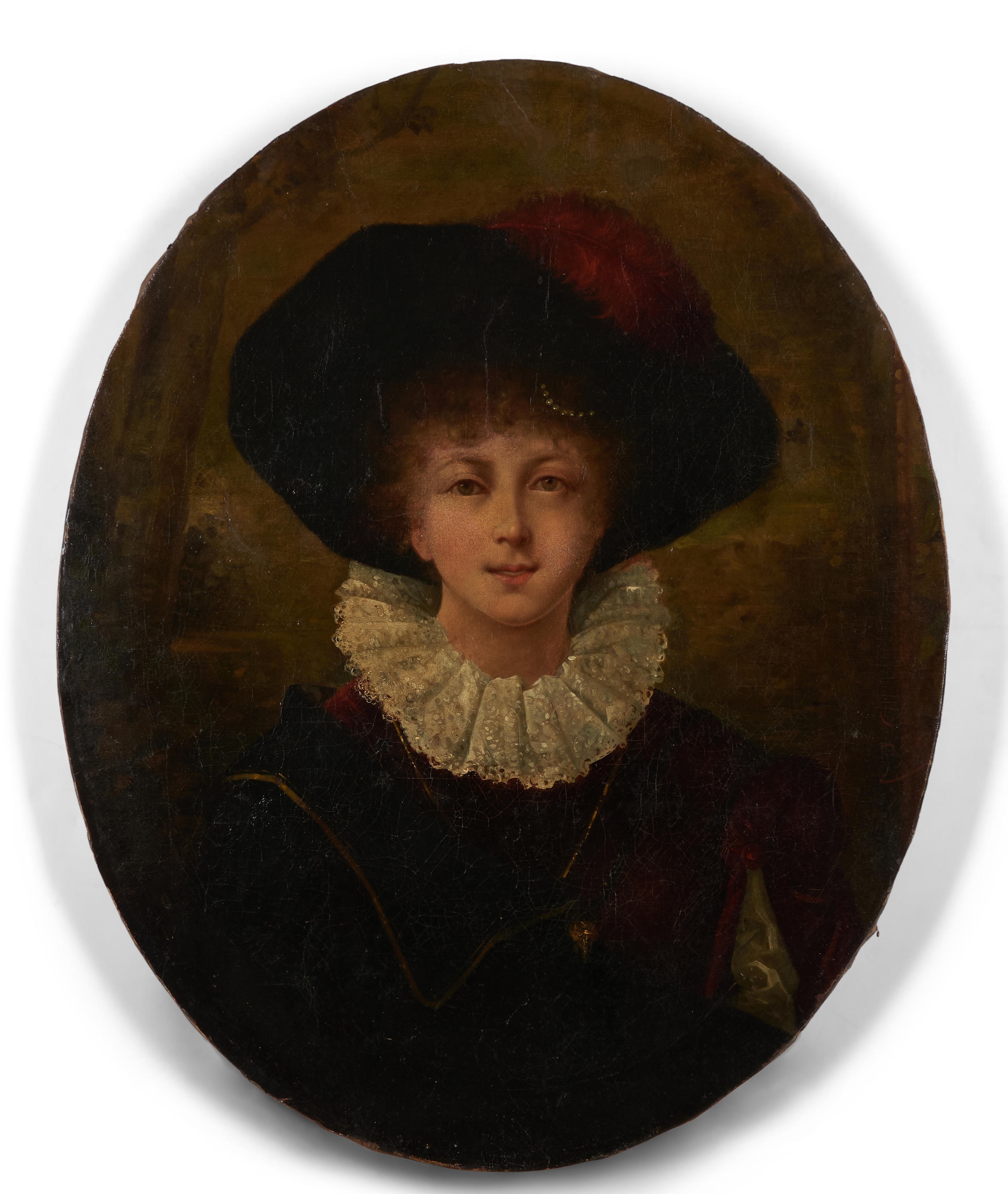 Élisabeth Vigée Le Brun | Portrait of a Young Woman in a Plumed Hat and ...
