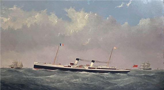 George Mears | The steamer Rouen | MutualArt