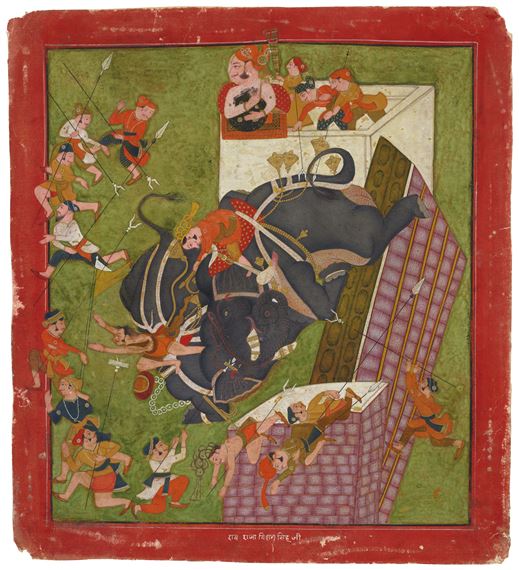 Bundi School, 18th Century | A PAINTING OF RAO RAJA BISHEN SINGH ...