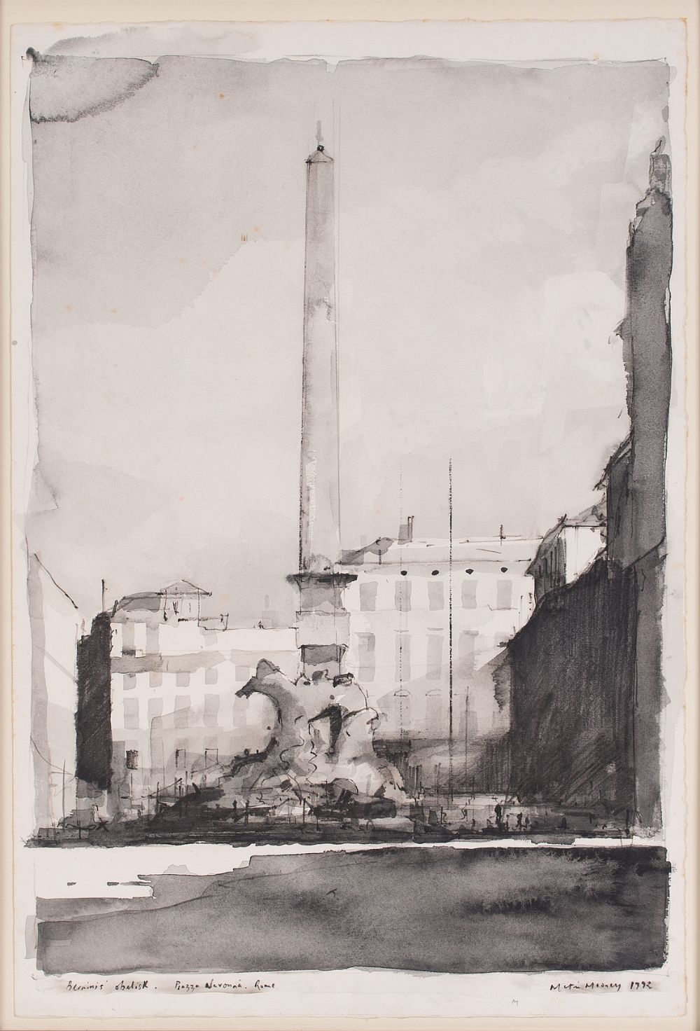 Martin Mooney | PIAZZA NAVONA, ROME 1992 (1992) | MutualArt