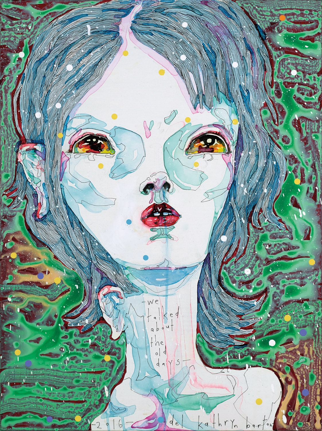 Del Kathryn Barton | We Talked about the Old Days (2016) | MutualArt