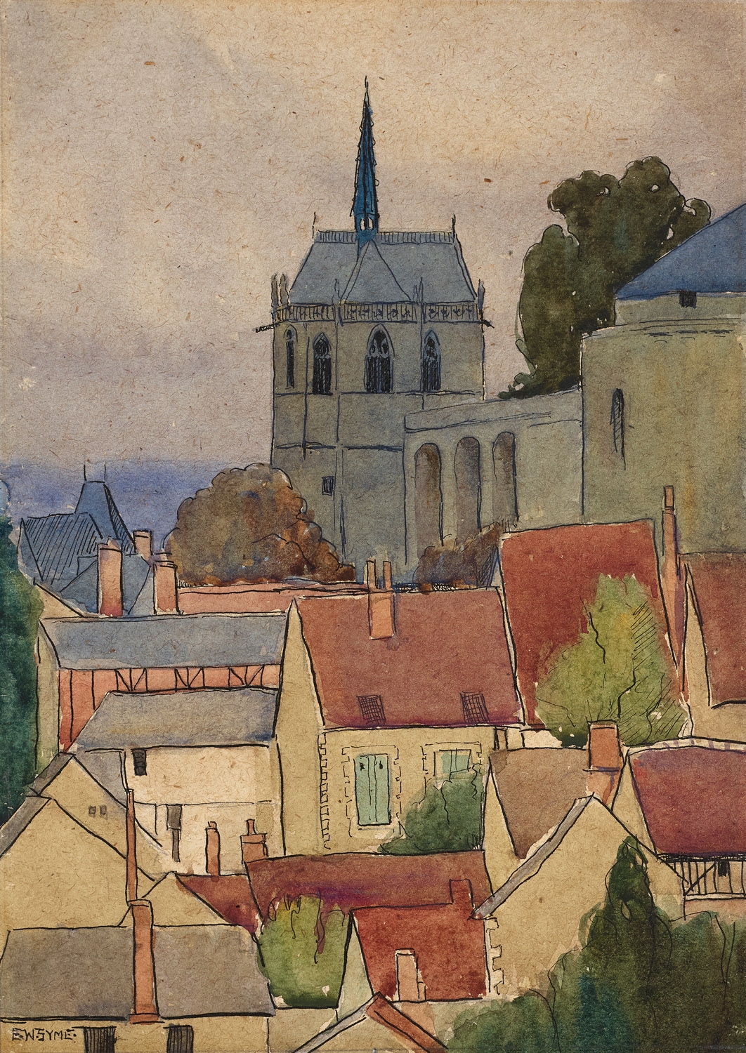 Eveline Winifred Syme | The Castle Chapel, Amboise | MutualArt