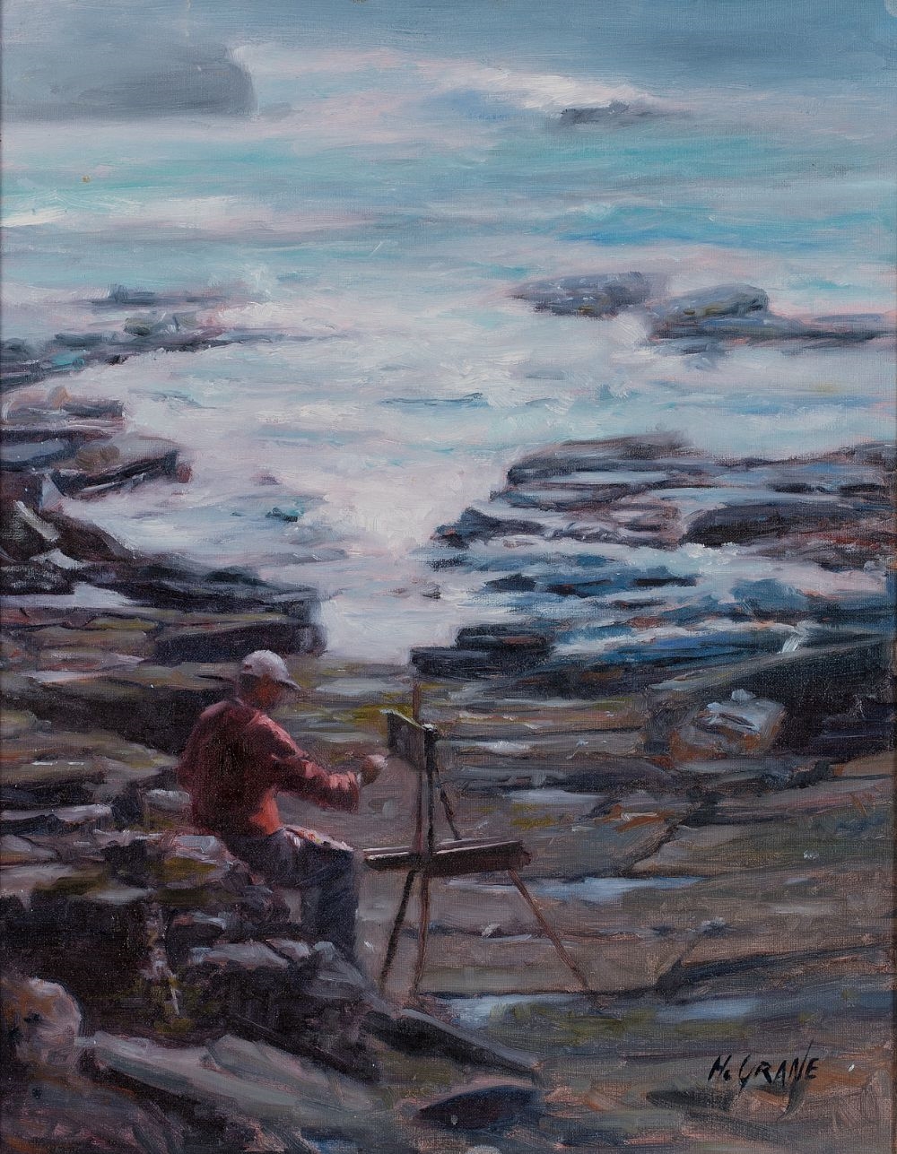 Henry McGrane | THE ARTIST PAINTING EN PLEIN AIR | MutualArt