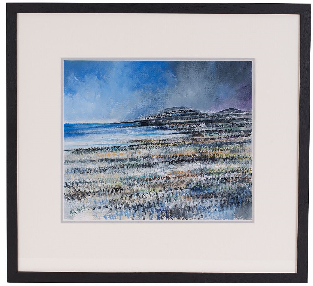 Manus Walsh | BLUE LIGHT & SUMMER SHOWERS ON THE BURREN | MutualArt