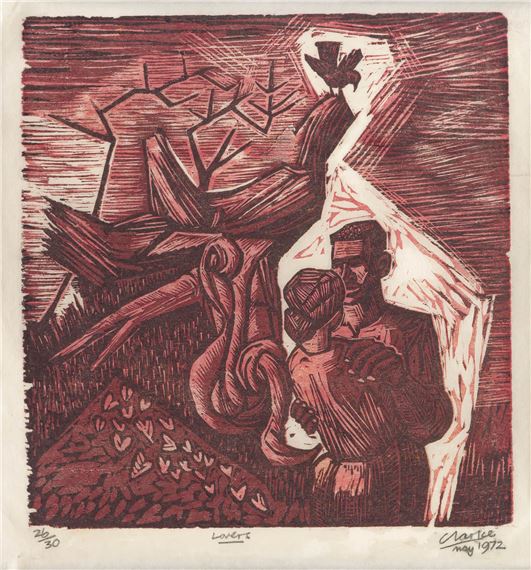 Peter Clarke | Lovers (1972) | MutualArt