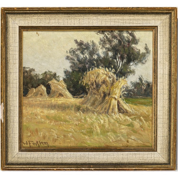 Wilhelm Facklam | Sommerlandschaft mit Heumandeln | MutualArt