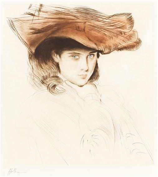 Paul César Helleu | Portrait de Ellen Helleu, en buste (Circa 1897 ...