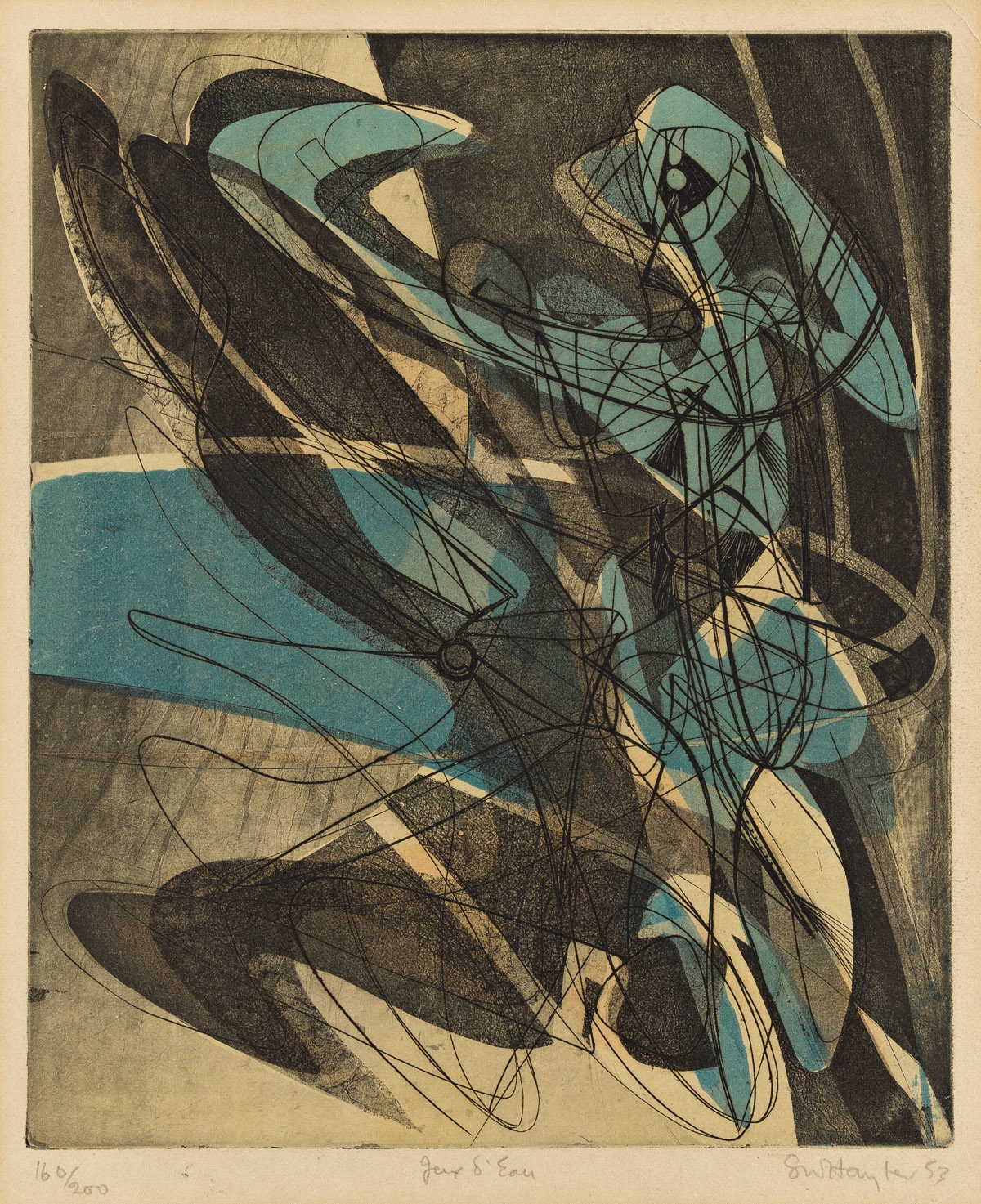 Stanley William Hayter | Jeux d'eau (1953) | MutualArt