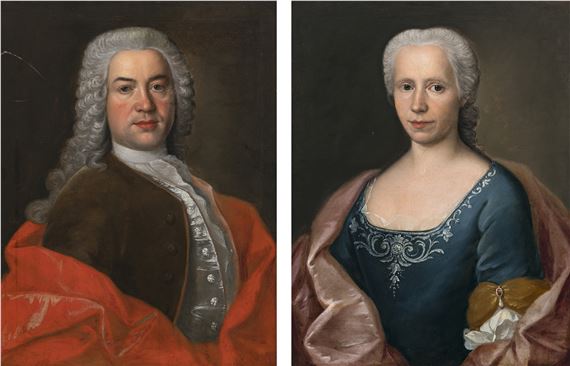 German School, 18th Century | Bildnisse der Eheleute Behr | MutualArt