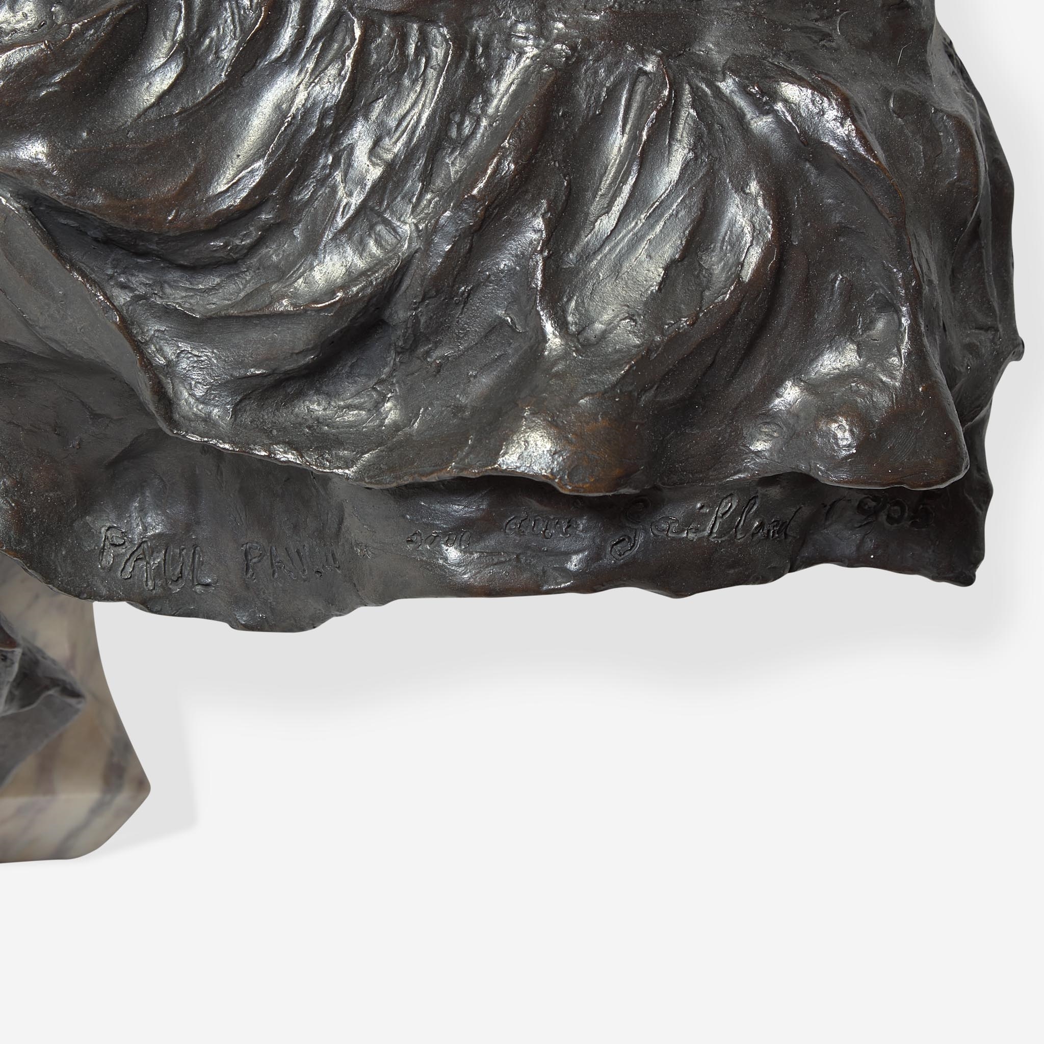 Paul Paulin | Portrait Bust of Madame Gaillard (1905) | MutualArt