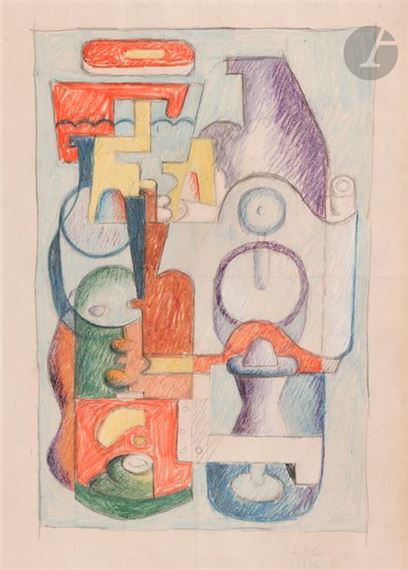 Le Corbusier | Purist composition, 1926 (1926) | MutualArt