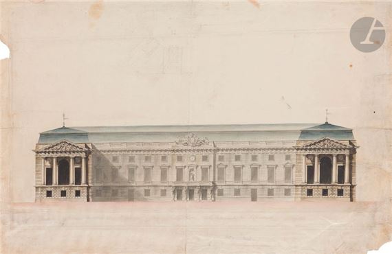 Ange-Jacques Gabriel | Elevation for the Palace of the States of Dijon ...