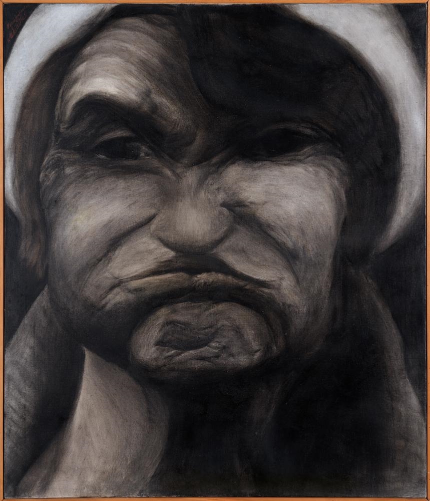 Tony Fomison | Mental Patient in a White Hat (1971) | MutualArt