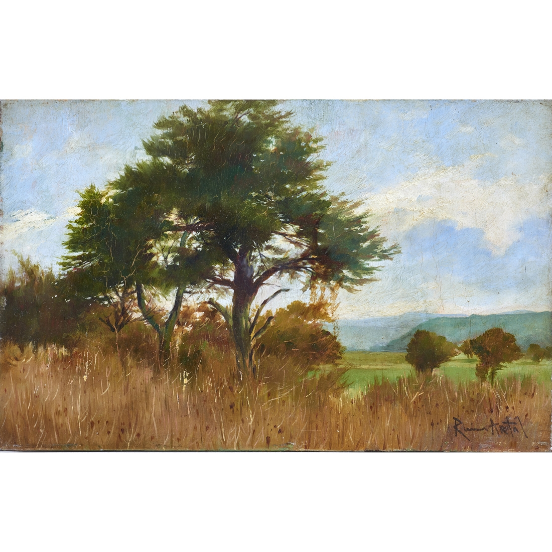 Manuel Ramos Artal Landscape With Trees Mutualart