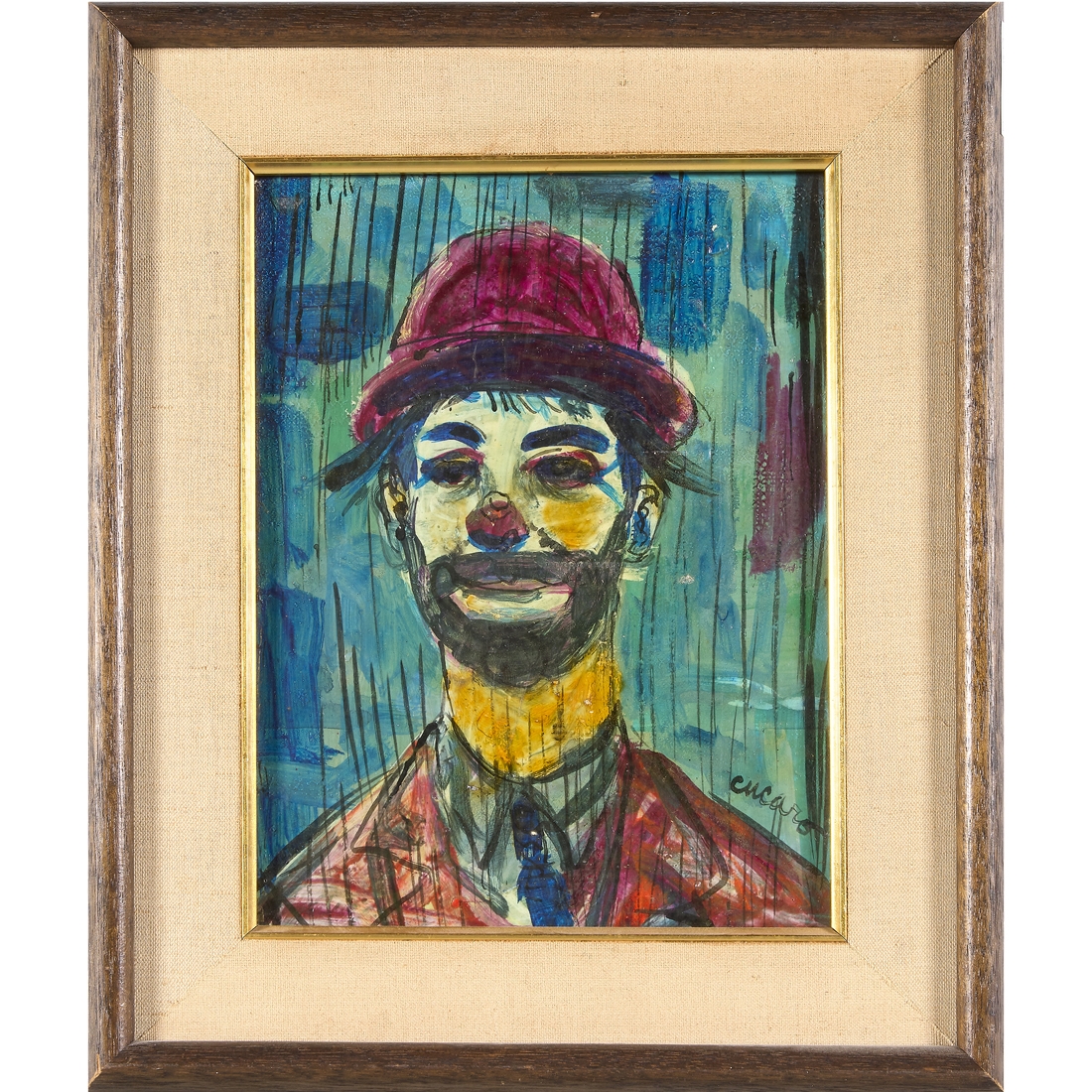 Pascal Cucaro | Blue Clown | MutualArt