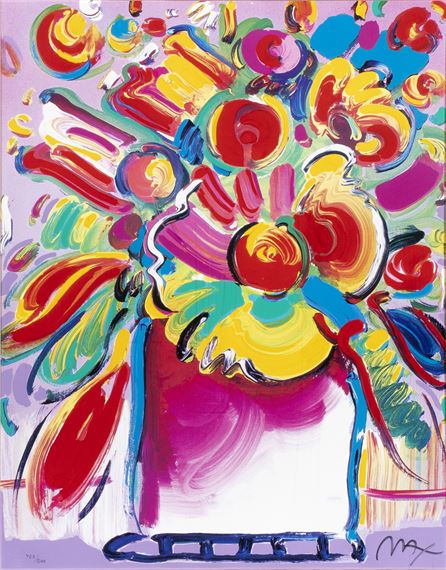 Peter Max | Flowers | MutualArt