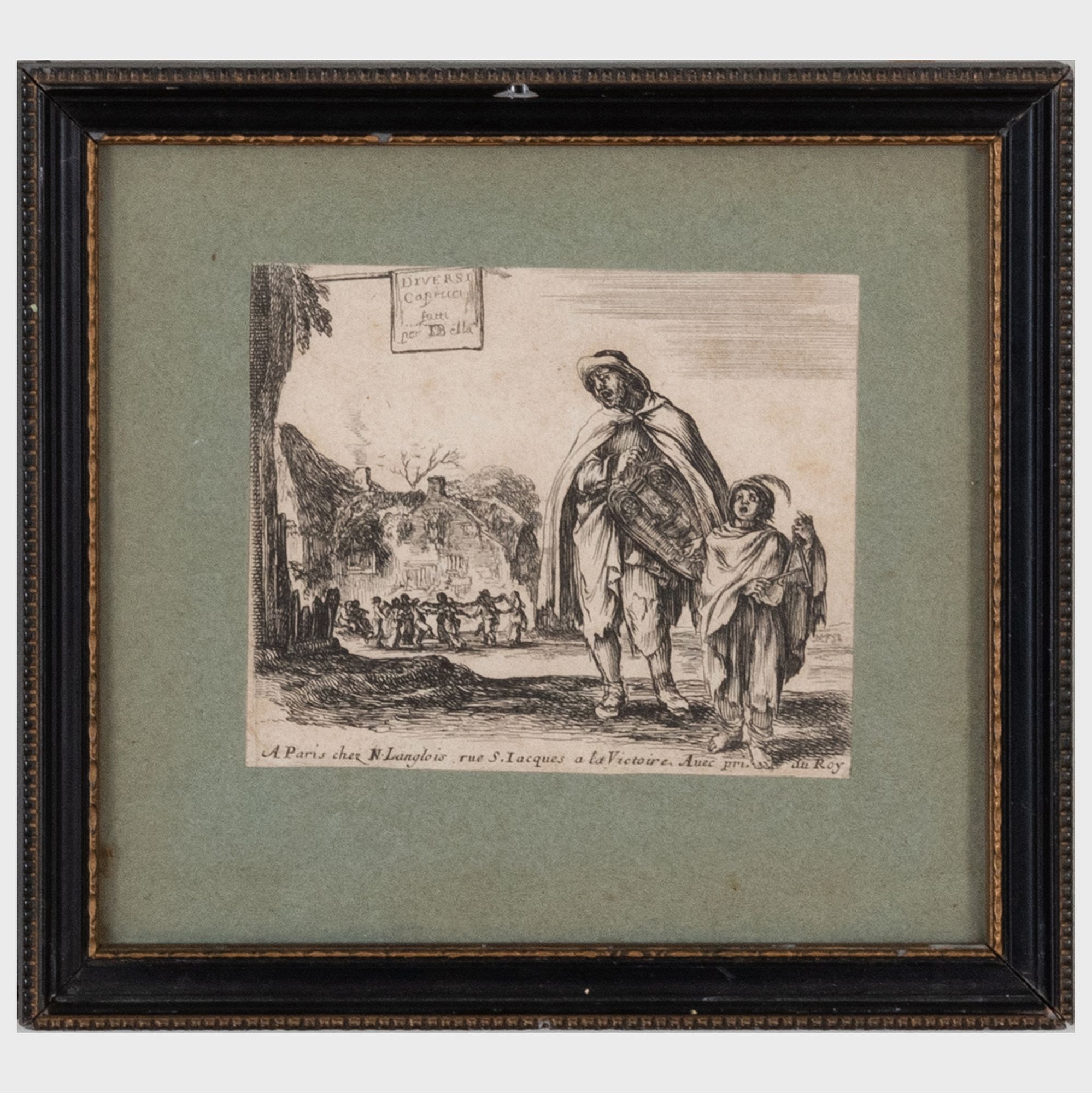 Stefano della Bella | Title Page from Diversi Capricci | MutualArt