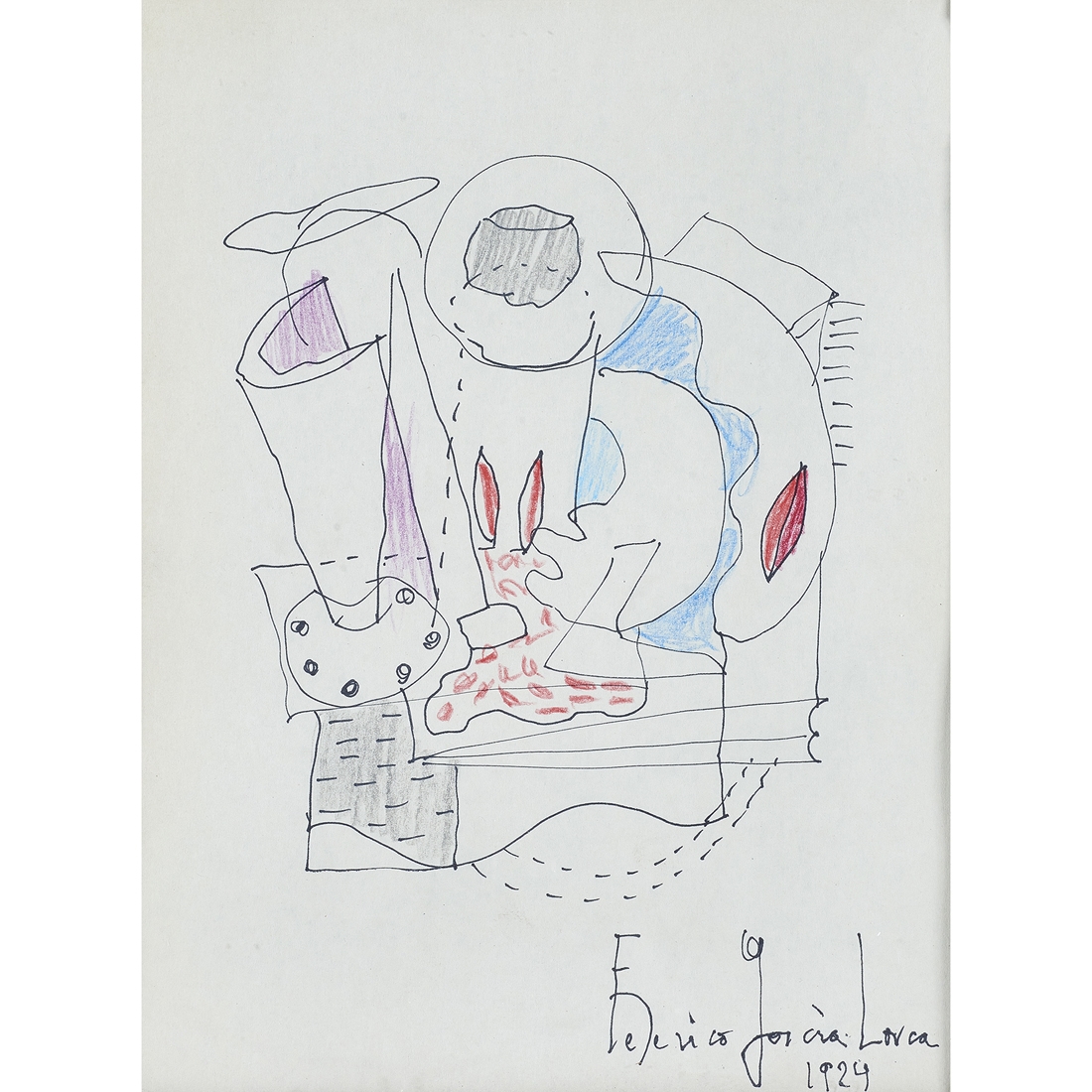 Federico García Lorca | Abstraction (1924) | MutualArt