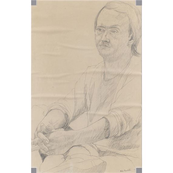 Philip Pearlstein | Portrait of a Young Man (1971) | MutualArt